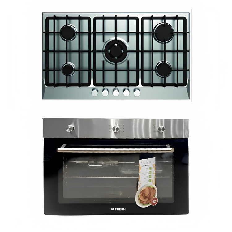 فريش طقم بيلت ان 90 سم غاز بالكامل - فرن غاز 90 سم غاز شواية غاز ST2 ...